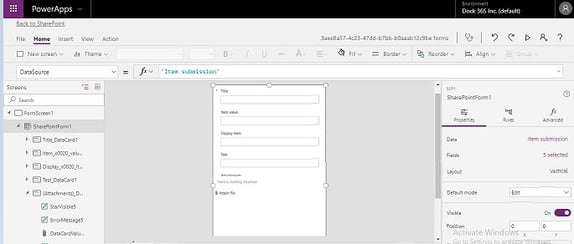 How to Create a PowerApp using SharePoint List?